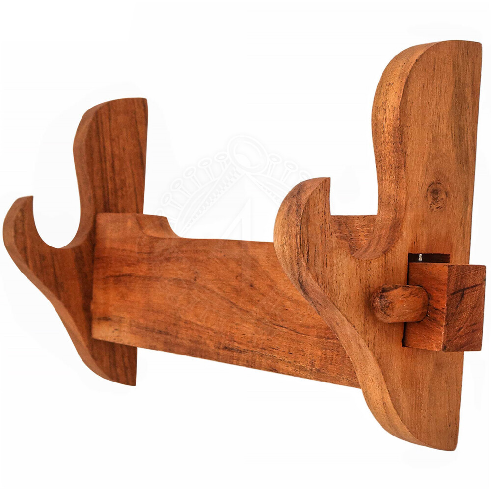 Sword Wall Mount Display Natural Finish | Outfit4events