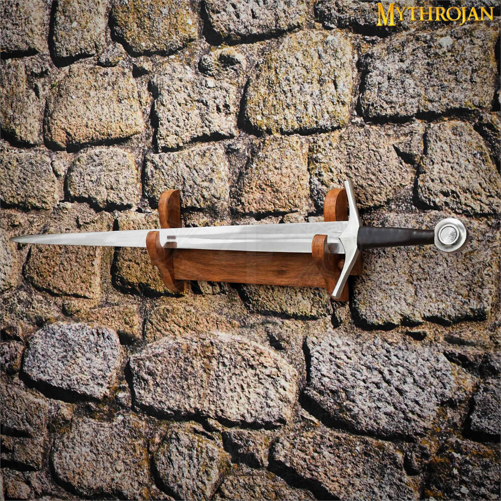 Sword Wall Mount Display Natural Finish | Outfit4events