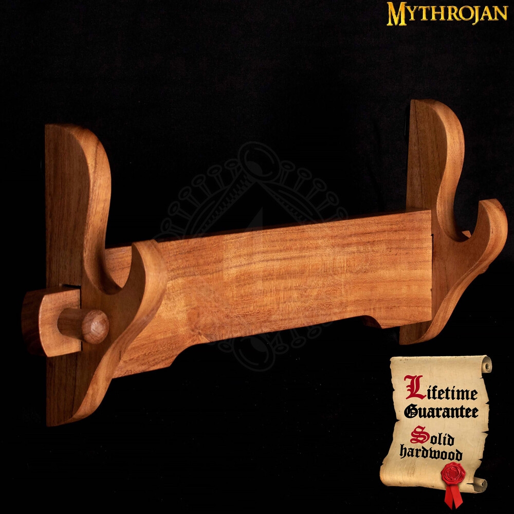 Sword Wall Mount Display Natural Finish | Outfit4events