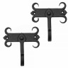 Vintage Wrought Hand-forged Wall Hooks | Outfit4events