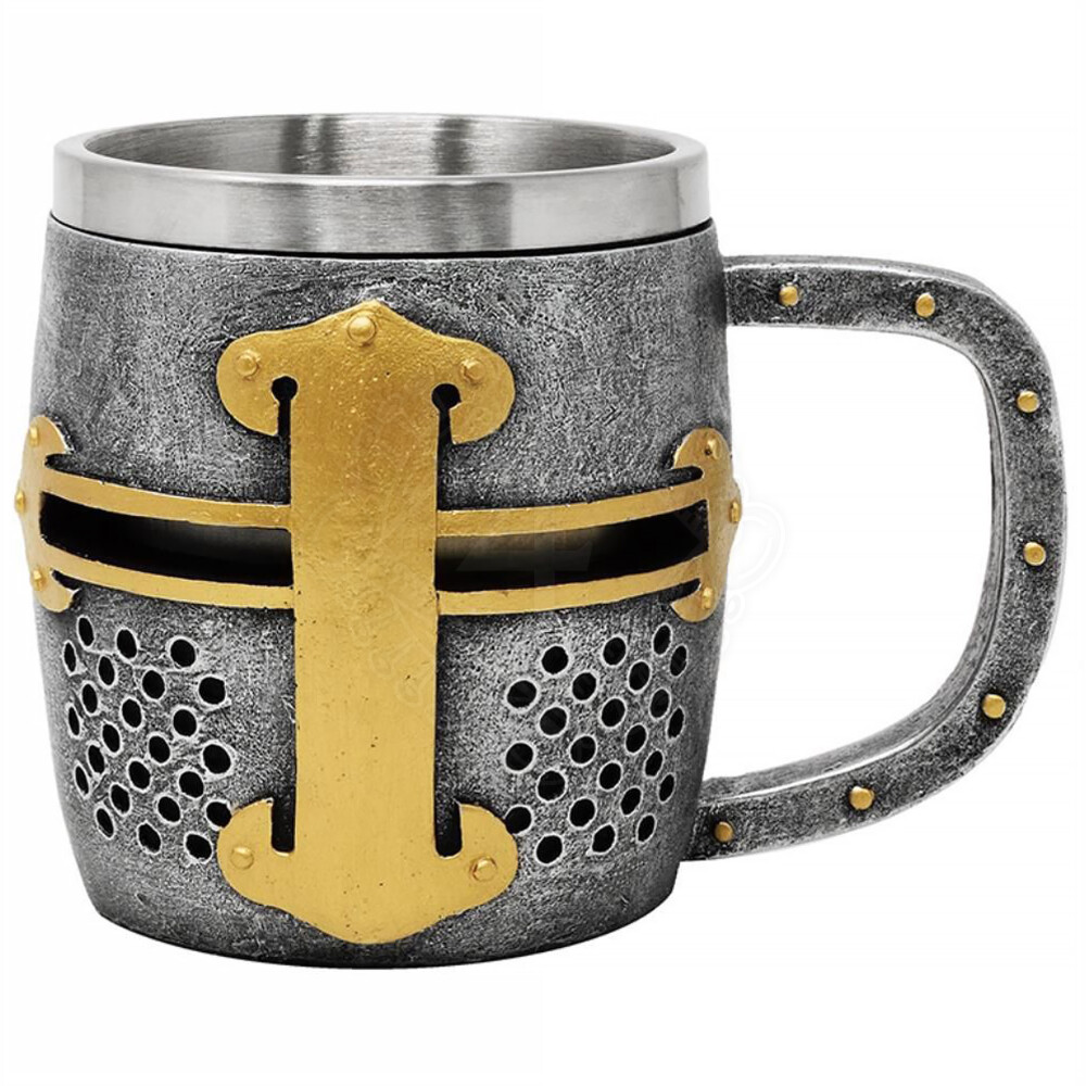Knight Helmet Mug 200ml | Outfit4Events