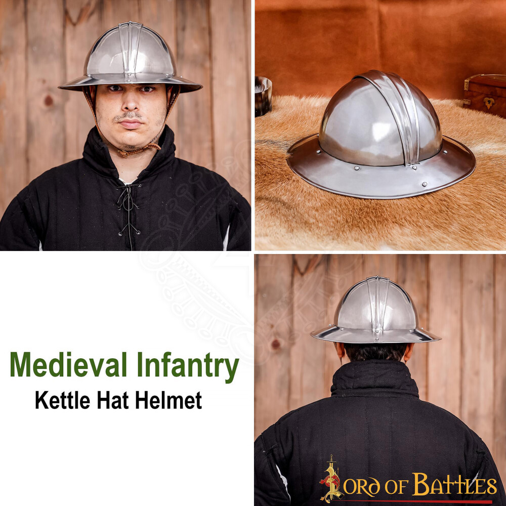 Italian Kettle Hat about 1460 1.2mm | Outfit4events