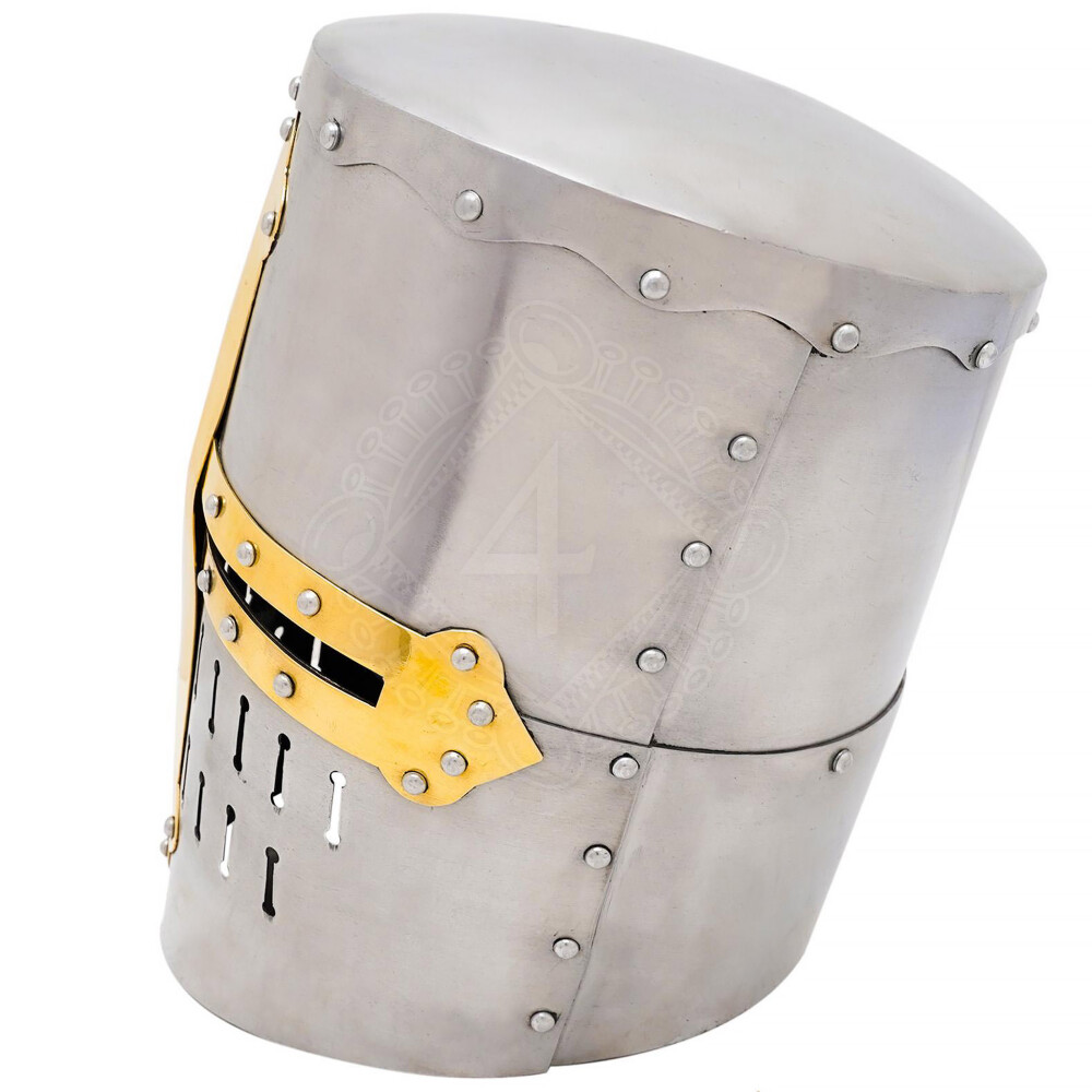 13th Century Great Helm, Pot Helm from 1.5mm steel | Outfit4events