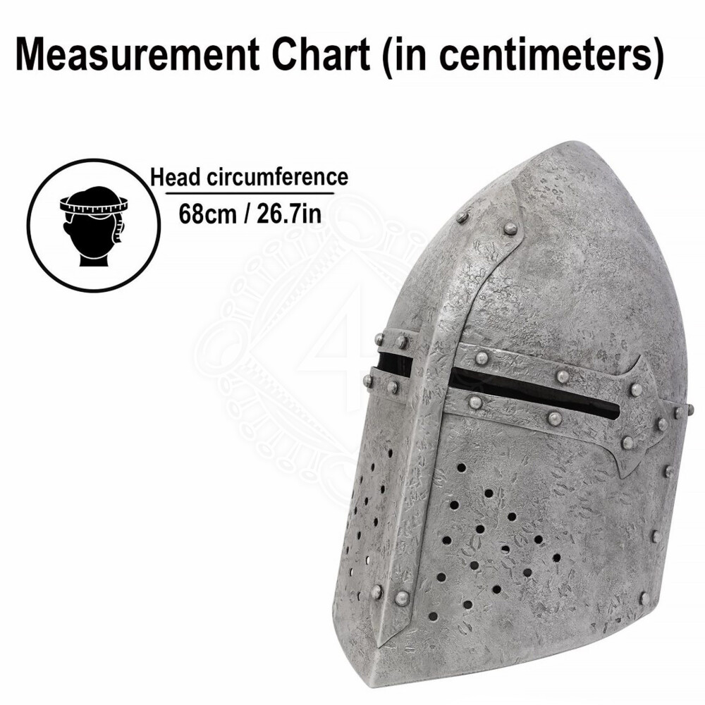Sugar Loaf Bucket Helm Nantelm 1.5mm steel, 1st half 14th century ...