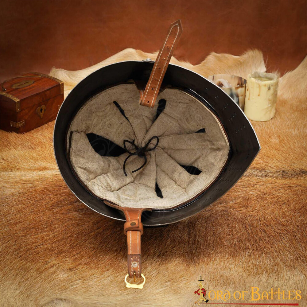 Sugar Loaf Bucket Helm Nantelm 1.5mm steel, 1st half 14th century ...