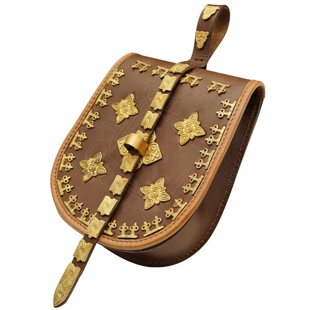 Birka Viking Leather Pouch, Rösta & Birka Replica, 10th century ...