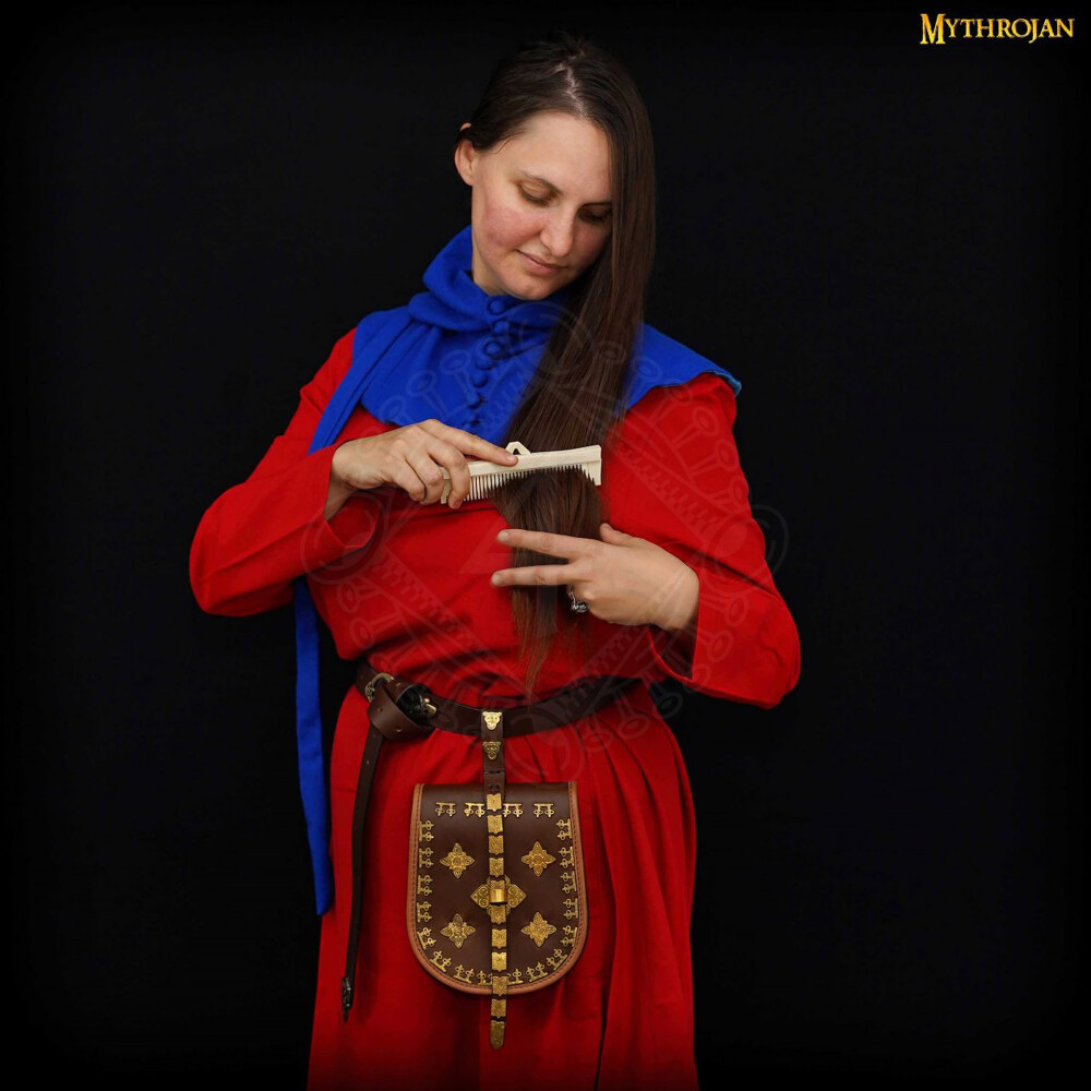 Birka Viking Leather Pouch, Rösta & Birka Replica, 10th century ...