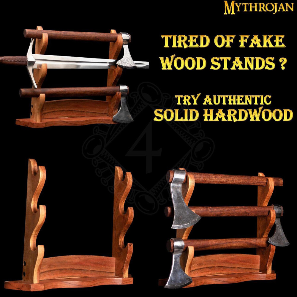 Three Tier Table Wooden Sword Stand | Outfit4events