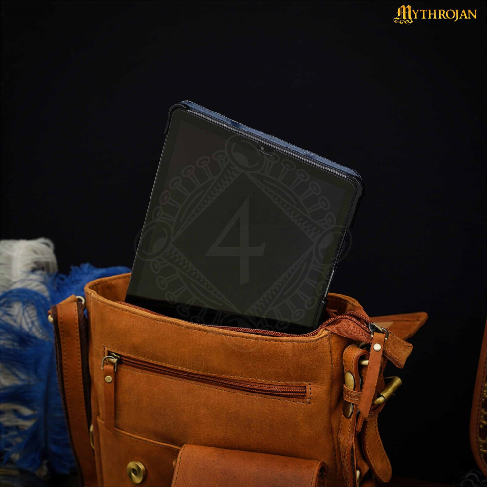 Real Leather Messenger Bag Vintage Celtic iPad Tablet Bag | Outfit4events
