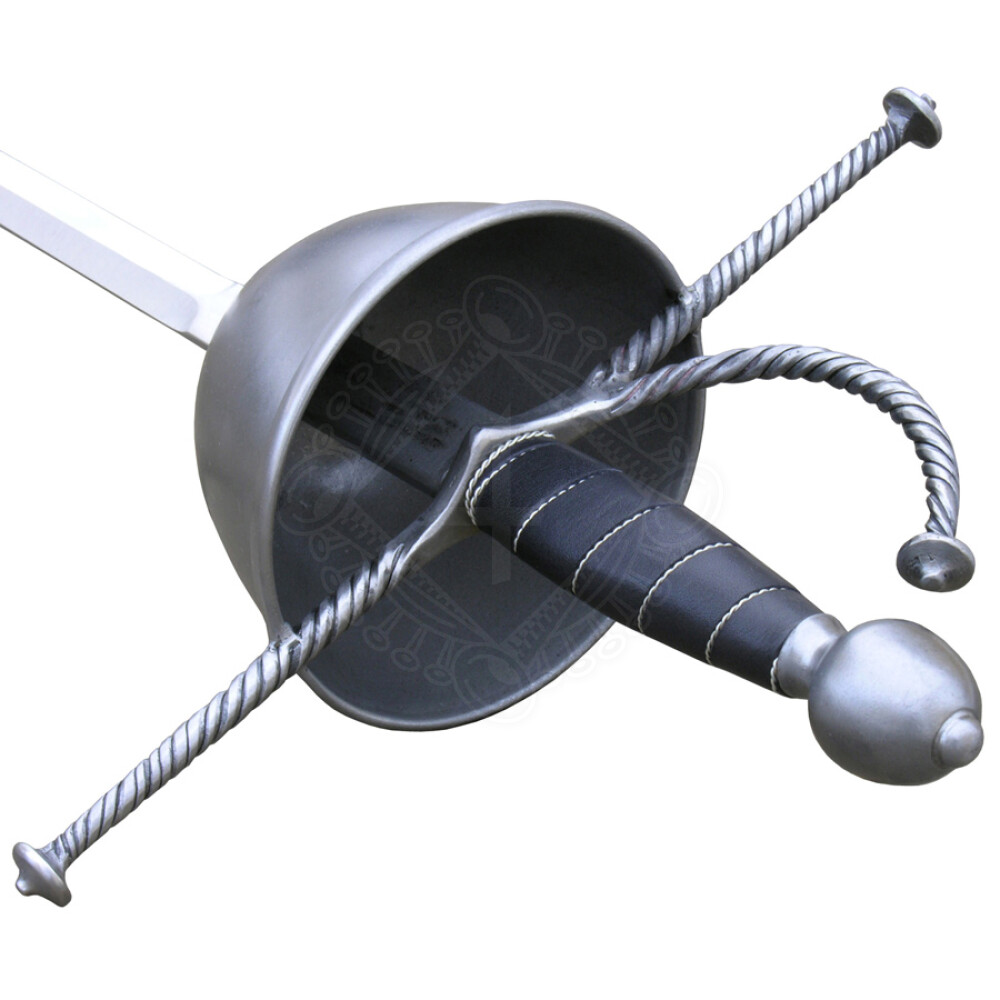 Spanish cup hilted rapier wit buttoned tip | Outfit4events