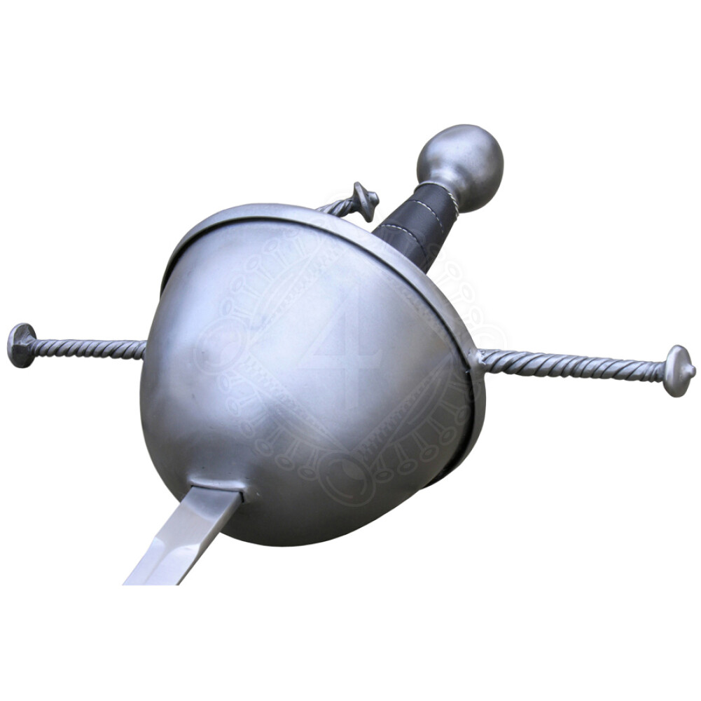 Spanish cup hilted rapier wit buttoned tip | Outfit4events