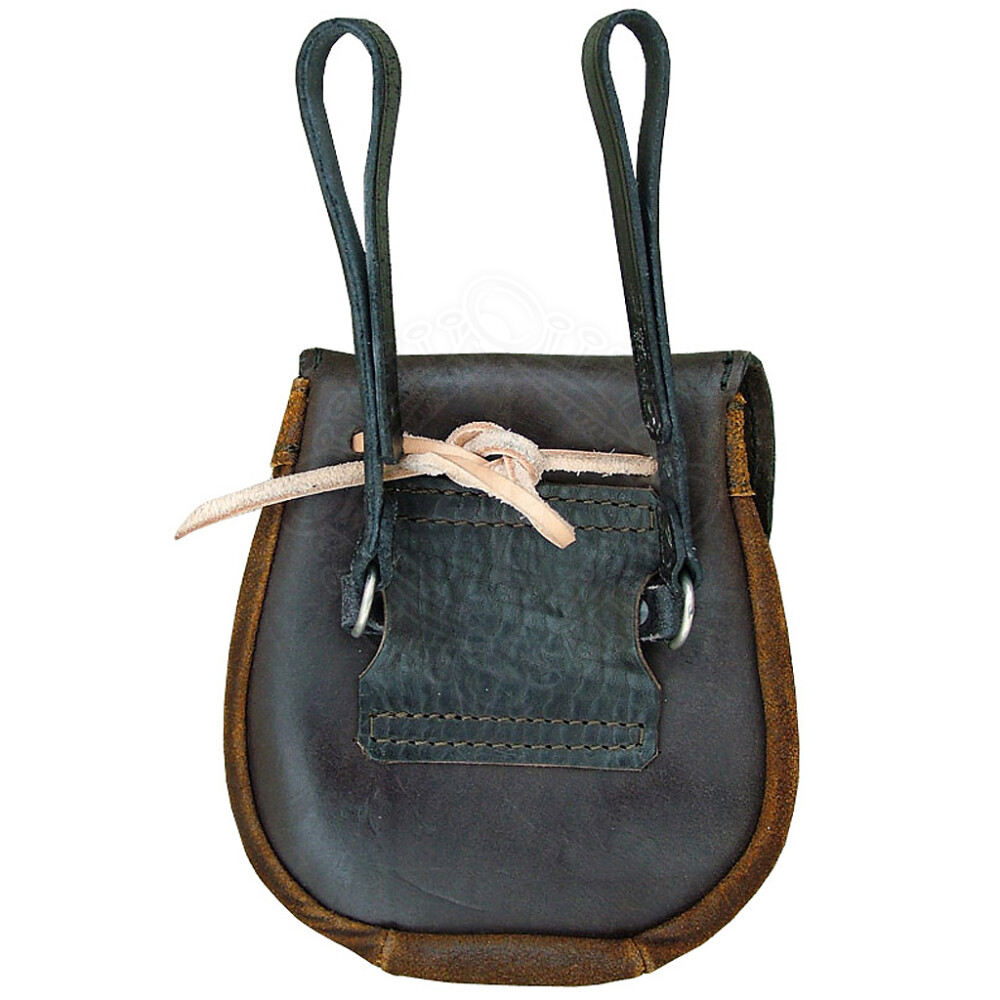 Leather belt pouch with the Celtic sun | Outfit4Events