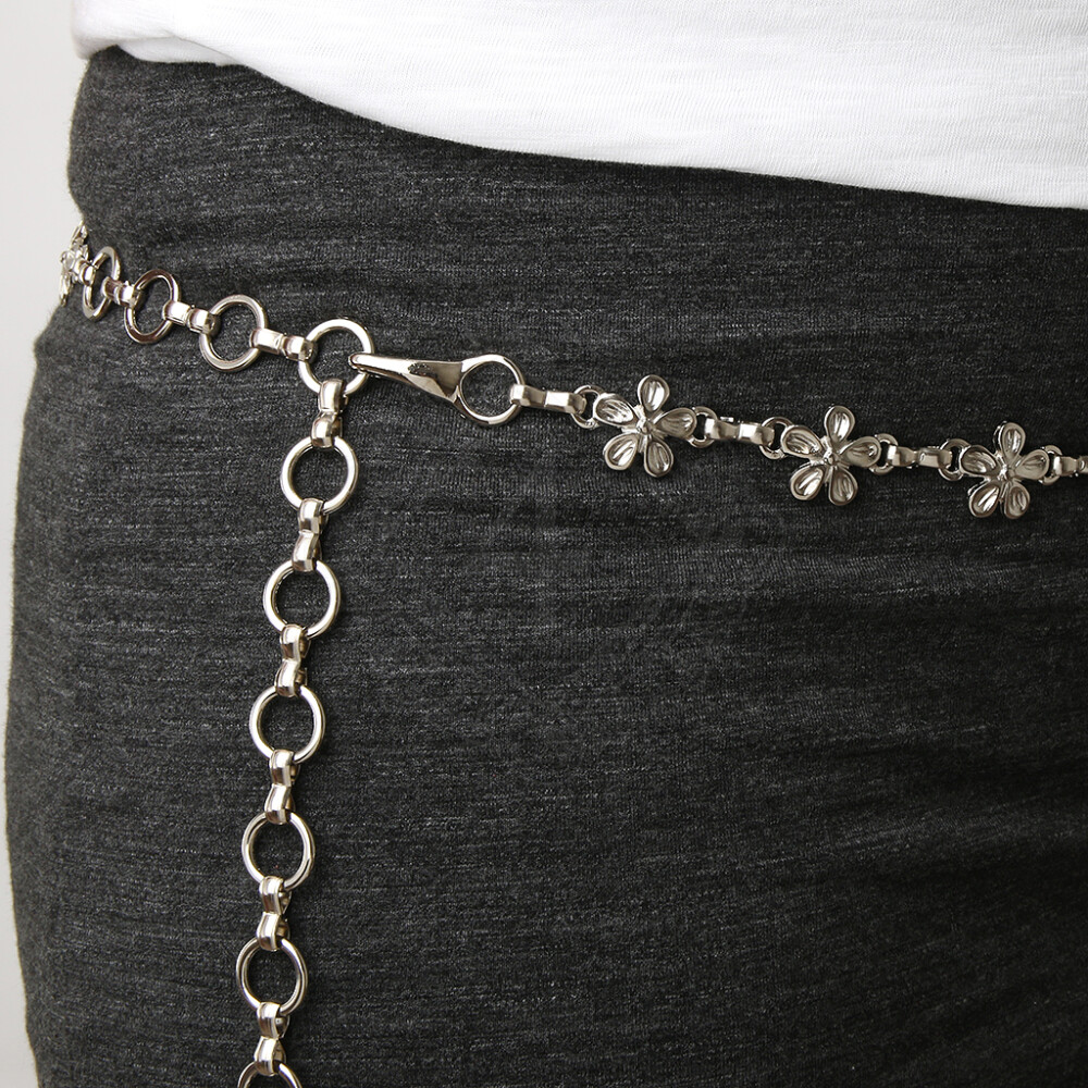 Chain belt with flowers - set of 5 | Outfit4Events