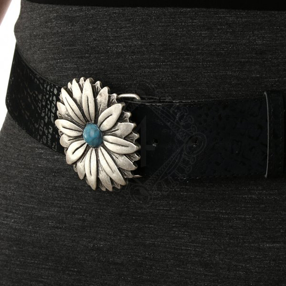 Belt with a flower buckle - Sale | Outfit4events