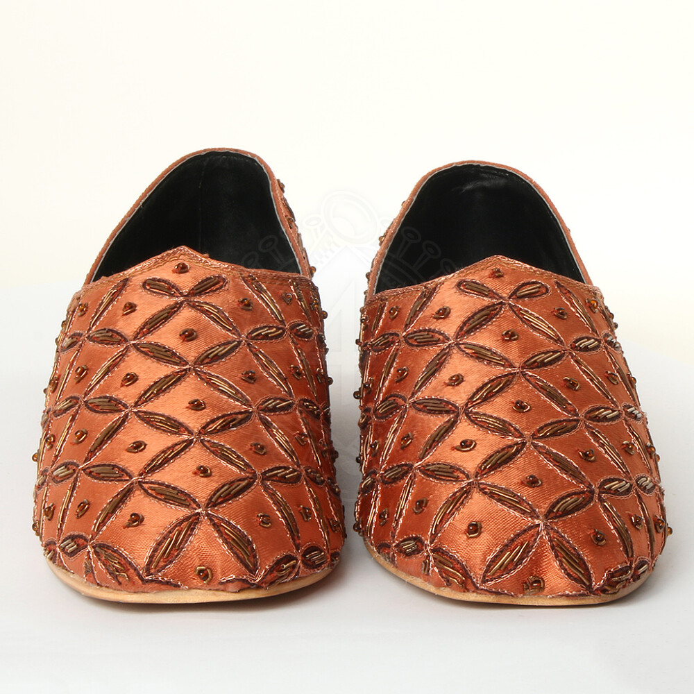Copper-colored shoes with decorations, Sale | Outfit4Events